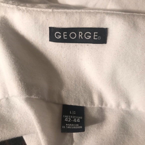 George | Shirts | Mens White Button Down Shirt | Poshmark